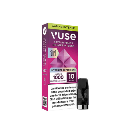Capsule Fruits Rouges Intense Vuse 1000 à 3,99€, Vuse 1000 Pas Cher
